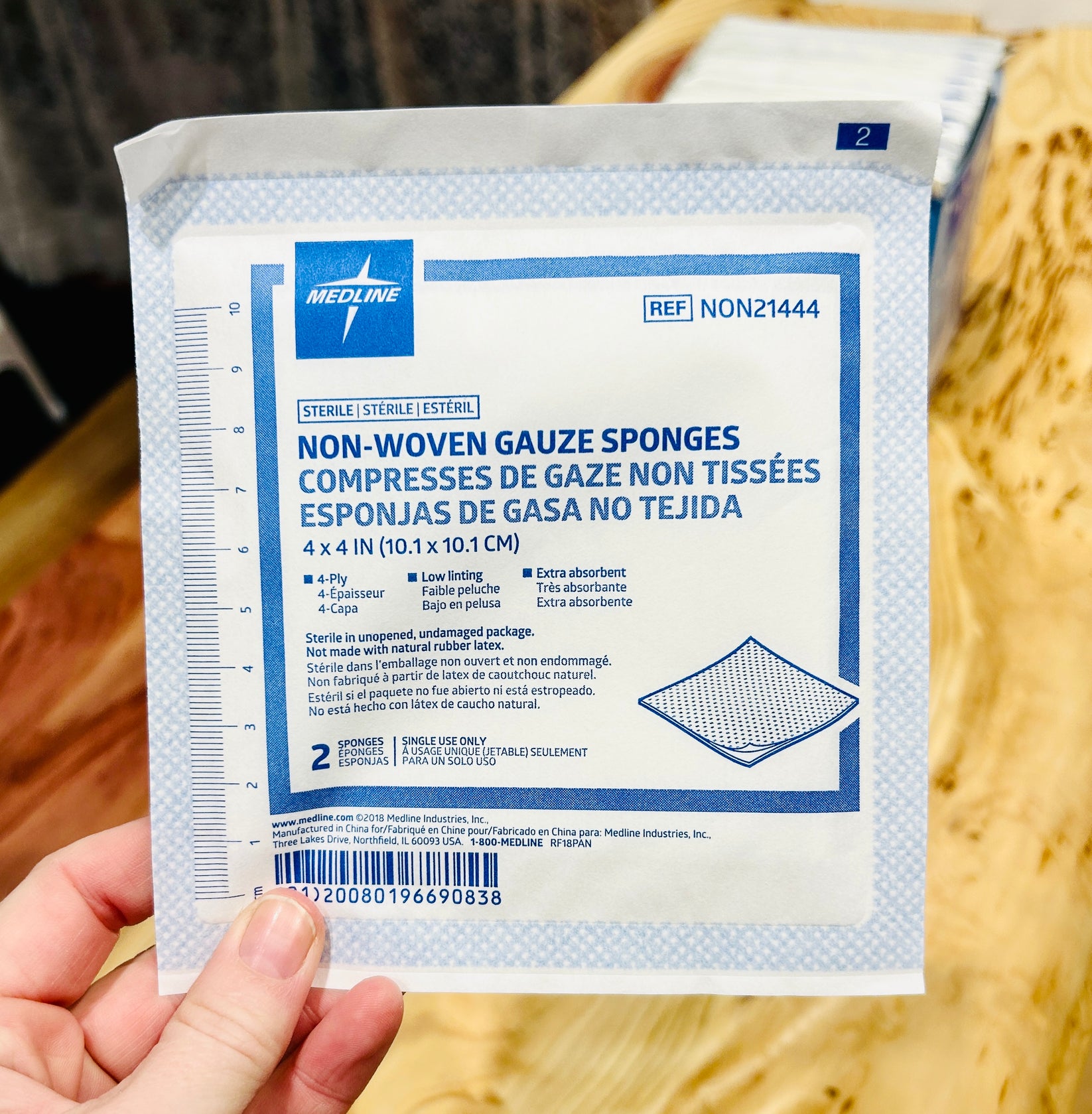 Sterile Gauze 4 x 4 in- 50 per box – Longevity Foot Care